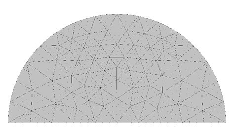 third order triangular spectral element mesh for the half disc geometry download scientific