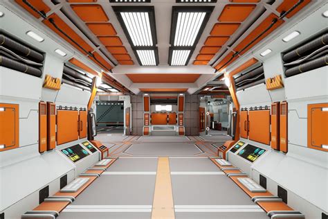 Scifi Space Modular Level 3d Sci Fi Unity Asset Store