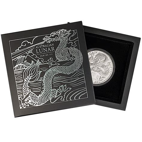 2024 Australian Lunar Series Year Of The Dragon Silver Proof Coin 1 Oz