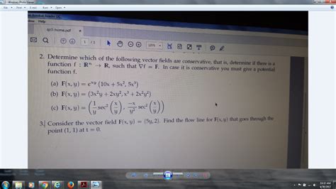 Solved Determine Which Of The Following Vector Fields Are Chegg