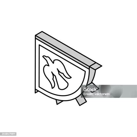 플래그 바이킹 아이소 메트릭 아이콘 벡터 일러스트 레이 션 검에 대한 스톡 벡터 아트 및 기타 이미지 검 고대의 군사 Istock