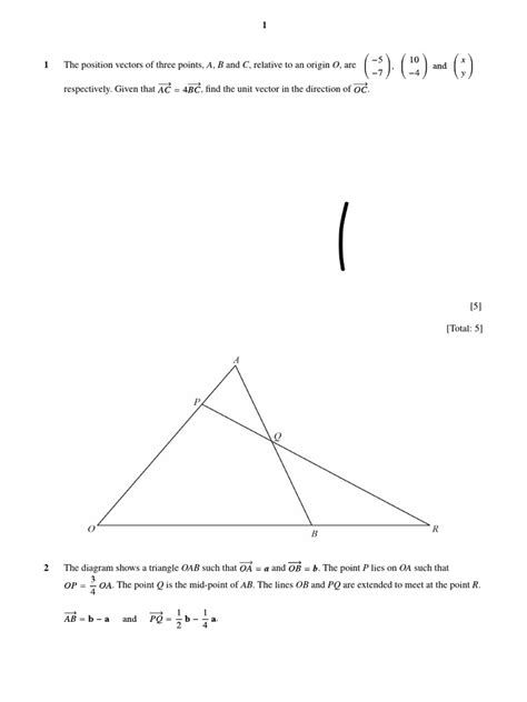 Vectors Pdf Speed Euclidean Vector