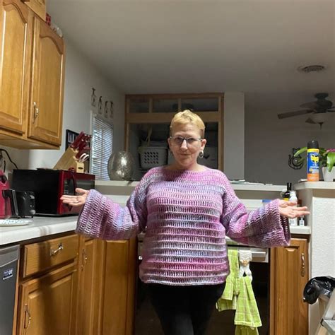 Crochet Pattern Iris Crochet Sweater Pattern Pdf Women Crochet Pattern Colorful Sweater