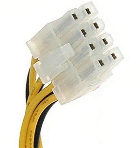 5 Stck 4 Stift Stecker Auf 8 Stift Cpu Energie Kon Grandado