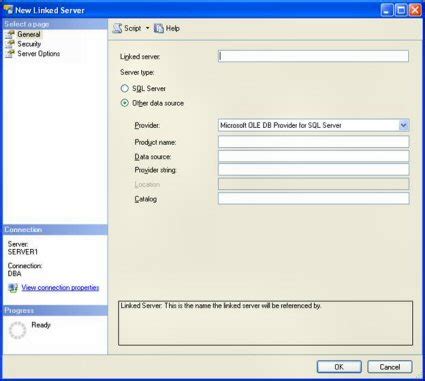 Setting Up A Linked Server For A Remote Sql Server Instance Database Journal