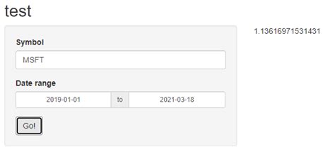 R Shiny Problem Calling My Function With A Button Stack Overflow