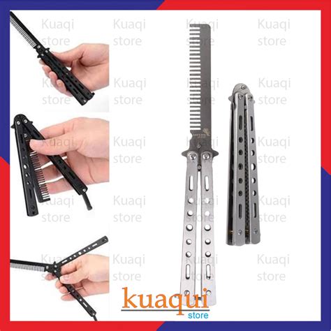 Jual Sisir Besi Butterfly Balisong Training Cs Go Lf 9898 Shopee Indonesia