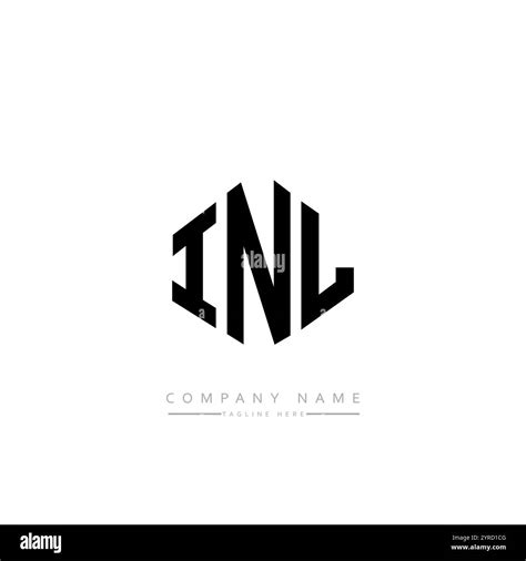 Inl Letter Logo Design With Polygon Shape Inl Polygon And Cube Shape Logo Design Inl Hexagon