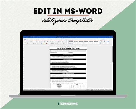 Job Interview Questions Template Interview Prep Interview Guide