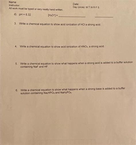 Solved Table 3 Acid And Base Buffer Solutions Questions Chegg Com