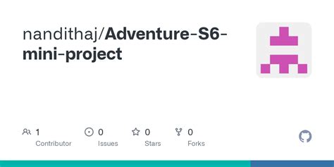 Github Nandithajadventure S6 Mini Project