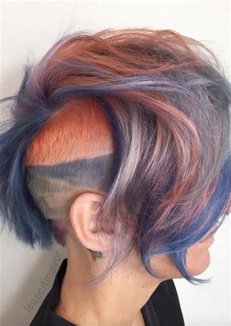 Edgy And Rad Short Undercut Hairstyles For Women Glowsly Natural Afro Hairstyles Curly Bob