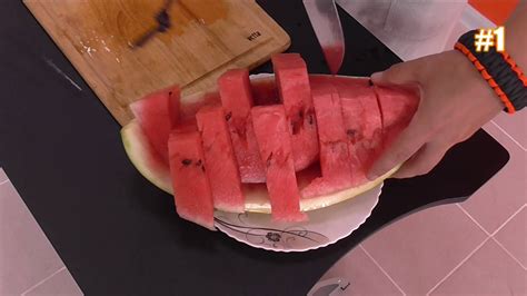 Как красиво нарезать арбуз Youtube