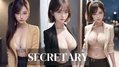 [4k] The Art Of Being A Beautiful Secretary Ai Lookbook