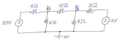 Solved Write The Nodal Analysis Equations For V And V And Chegg