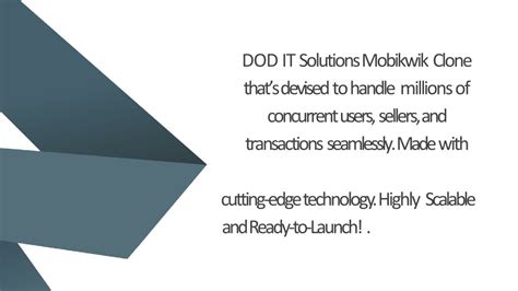Ppt Readymade Best Mobikwik Clone Script Dod It Solutions