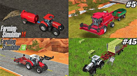 Fs 14 And Fs 18 Cow Farm Timelapse Episode 45 And 5 Youtube