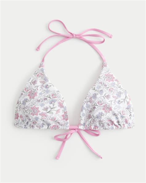 Womens Reversible Multi Way Triangle Bikini Top Womens Spring Break