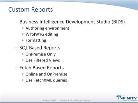Microsoft Dynamics Crm Reporting And Dashboards Pptx