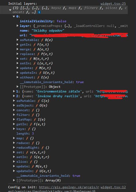 Reactjs Widget Not Adding Layers When Configured Via Json Config In Reactesri App Stack
