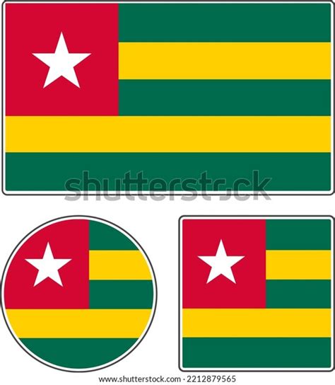 세계 국가들의 국기 토고 국기 별이 스톡 벡터로열티 프리 2212879565 Shutterstock