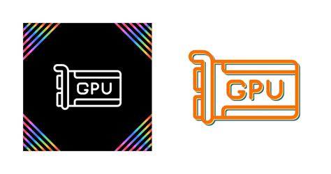 Gpu Vector Icon Vector Art At Vecteezy