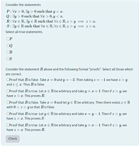 Solved Consider The Statement R Above And The Following