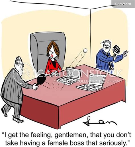Female Boss Cartoon