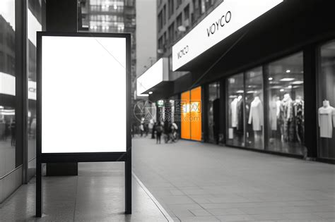商场里的海报广告牌高清图片下载 正版图片600160773 摄图网