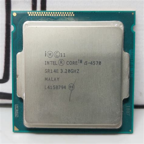 Intel Core I5 4570 360ghz6mb 4 Cores Lga 1150 Original Used