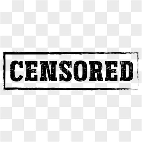 Download Black And White Censored Rubber Stamp Pngs Online Creative Fabrica
