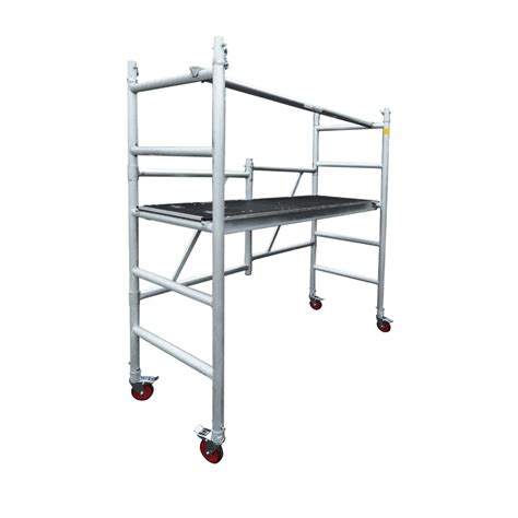 Scaffold Mobile Tower 3m Aluminium Foldable Single Width