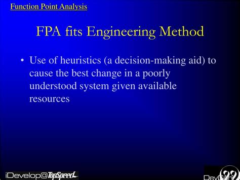 Ppt Sizing Your Development Effort Using Function Point Analysis