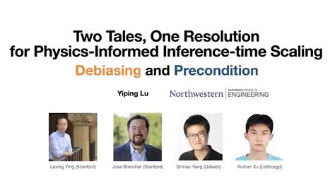 Two Tales One Resolution For Physics Informed Inference Time Scaling Debiasing And