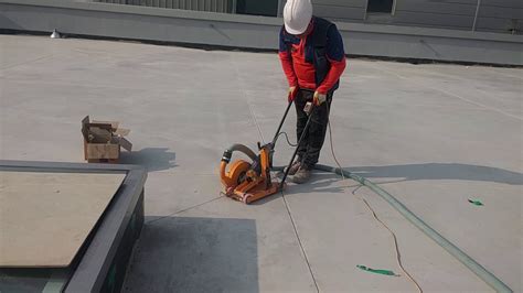 신화컷팅산업경기도시흥공단 내 000공장 옥상 건식 신축줄눈컷팅공사2 Youtube