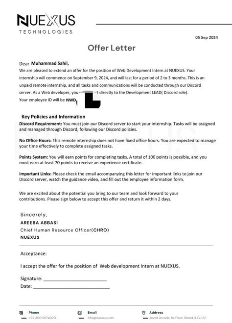 muhammad sahil on linkedin nuexus muhammadsahil codingbysahil sahil internship