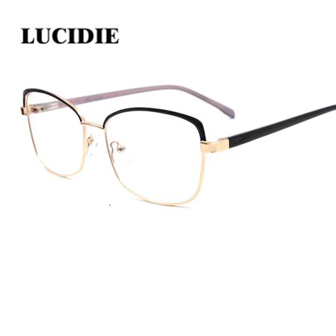 Retro In Large Frame Ladies Glasses Frame Black Go Vicedeal