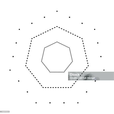 추적 칠각형 모양 기호 미취학 아동을 위한 점선 및 점선 요소 유치원 어린이 사전 작성 0명에 대한 스톡 벡터 아트 및 기타 이미지 0명 개념 개념과 주제 Istock