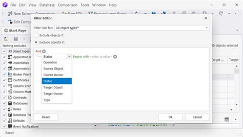 How To Exclude All Objects With The Only In Target Status