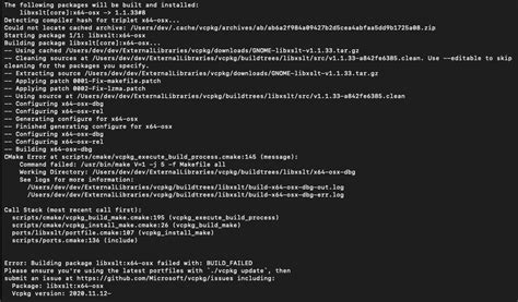 Libxslt Build Failure On OSX Issue Microsoft Vcpkg GitHub