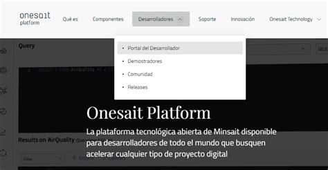 Nueva Web De Onesait Platform Onesait Platform Community