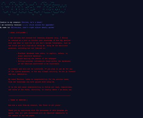 Whitewidow 150 Sql Vulnerability Scanner
