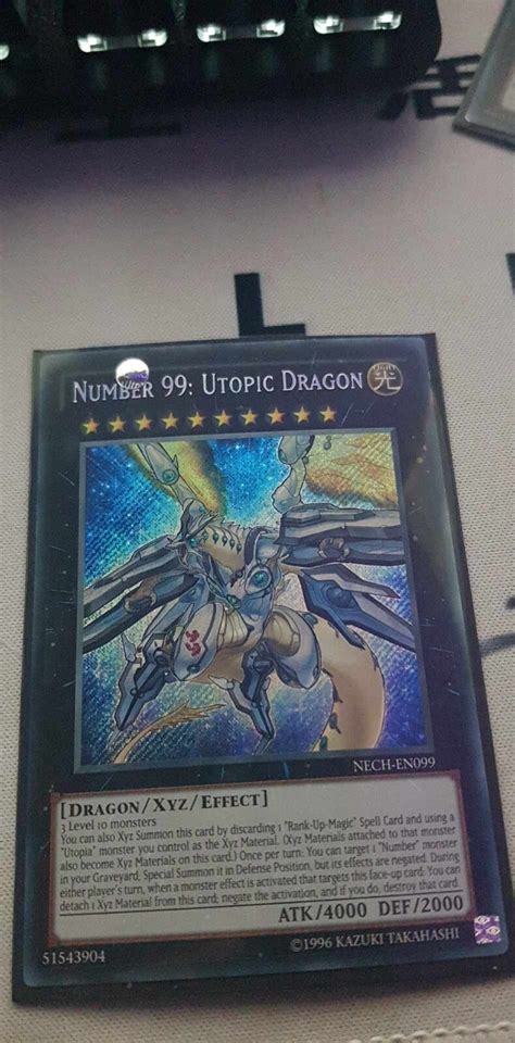 Yu Gi Oh Tcg Number 99 Utopic Dragon The New Challengers Nech En099