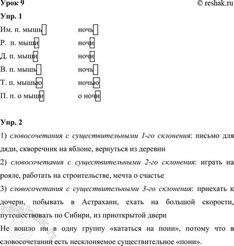 Решено Урок 9 Часть 1 ГДЗ Иванов Кузнецова 4 класс по русскому языку