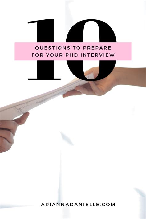 How To Crush Your Phd Interview Top Questions Artofit