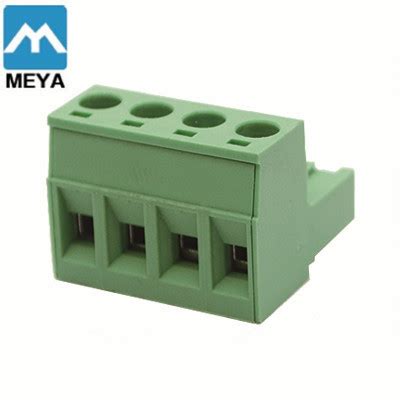 Male Female Mm Right Angle Pcb Plug In Terminal Block Screw Type Manufacturer From China