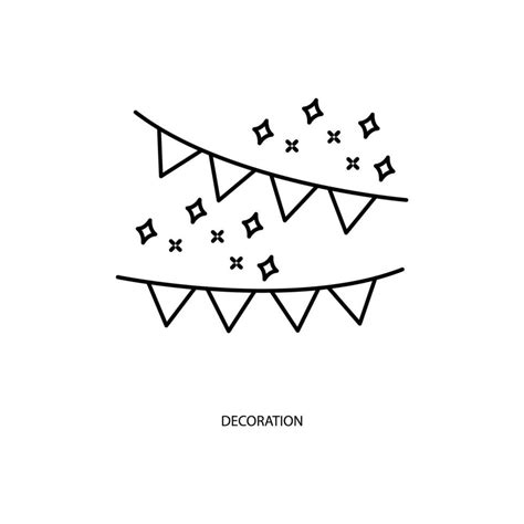 Decoration Concept Line Icon Simple Element Illustration Decoration