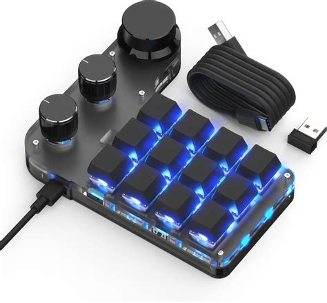 BRIMFORD Mini Custom Keyboard 2 4G Wireless USB C Receiver Mechanical Hot Swap Hot Keys