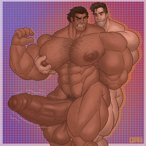 Rule 34 2boys Anal Anal Sex Balls Bara Big Balls Big Penis Boner Erection Gab Art Gay Hairy