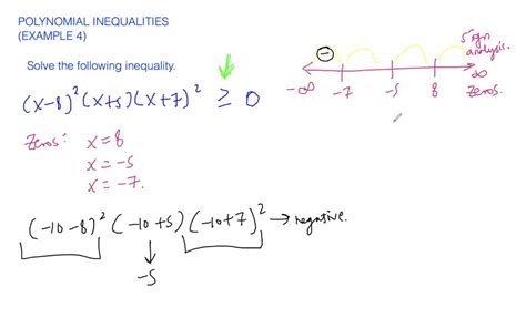 Polynomial Inequalities Example 1 Numerade